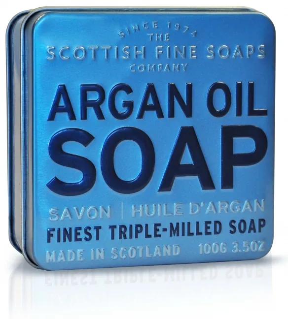 Scottish Fine Soaps Mýdlo v plechu - Arganový olej, 100g