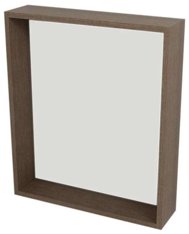 RIWA policové zrcadlo 60x70x15 cm, borovice rustik (RW612) SAPHO