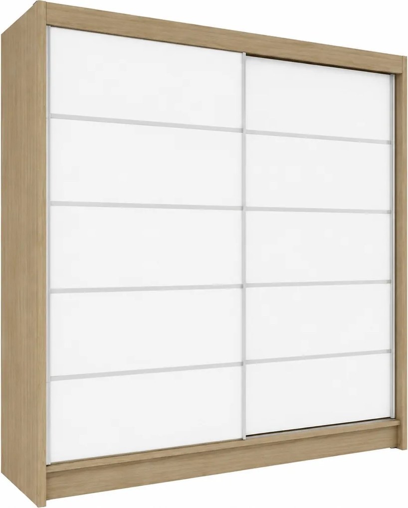FALCO Skříň Taisa IV 180 cm dub sonoma/bílá