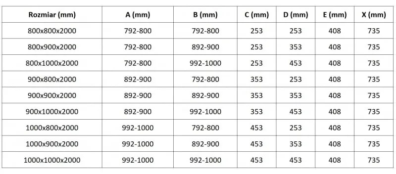 Mexen Lunar, L půlkruhový výklopný sprchový kout 100 x 100 cm, 8mm čiré sklo, černý profil, 833L-100L-100P-70-00