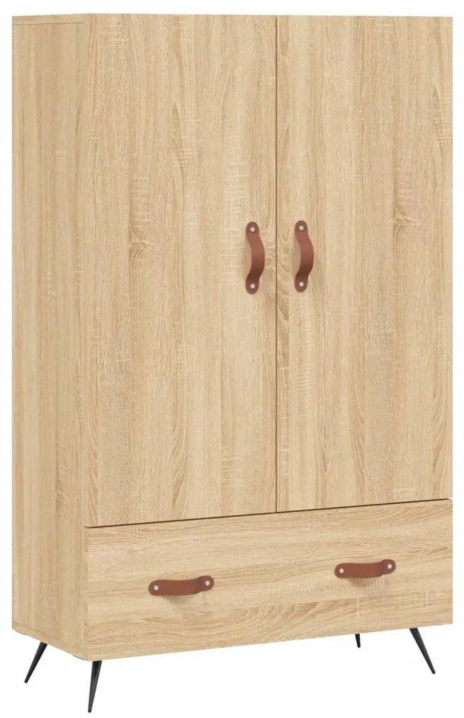 Skříň highboard dub sonoma 69,5 x 31 x 115 cm kompozitní dřevo