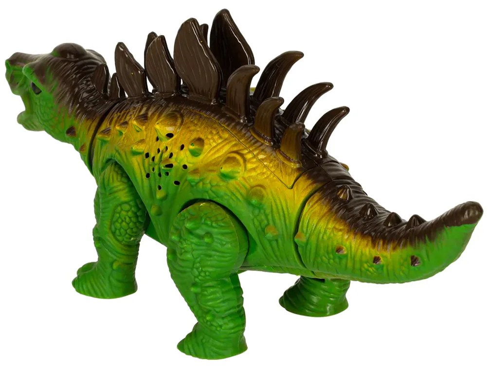 Creative Corner Dálkově ovládaný dinosaurus RC Stegosaurus chodí svítí řve