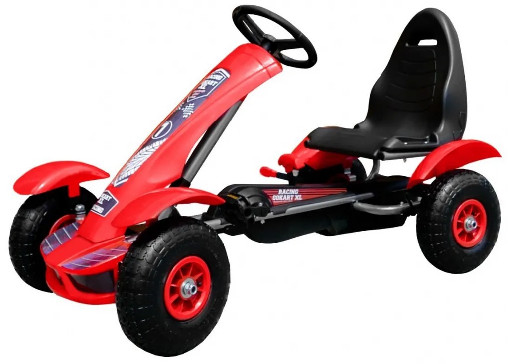 Dětská šlapací formule Gokart Červená