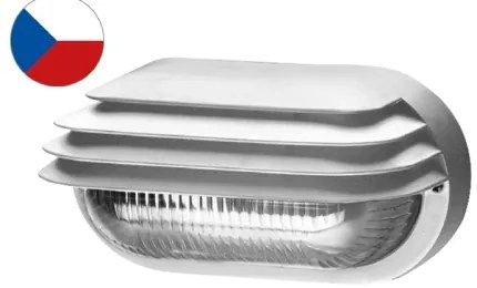 Svítidlo Panlux OVAL GRILL SOG-40/B 40W E27 bílá IP44