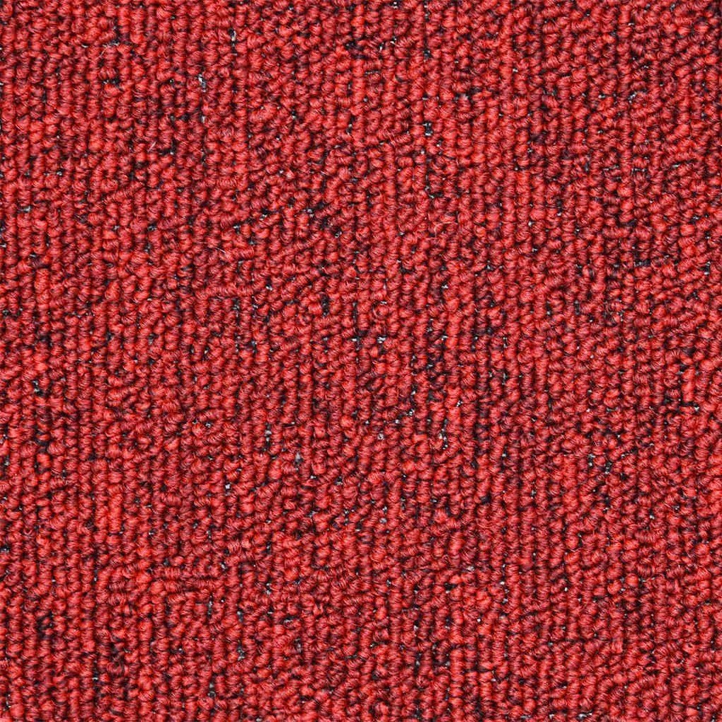 Schodové rohože 30 ks 56 x 17 x 3 cm červené půlkulaté 3365738