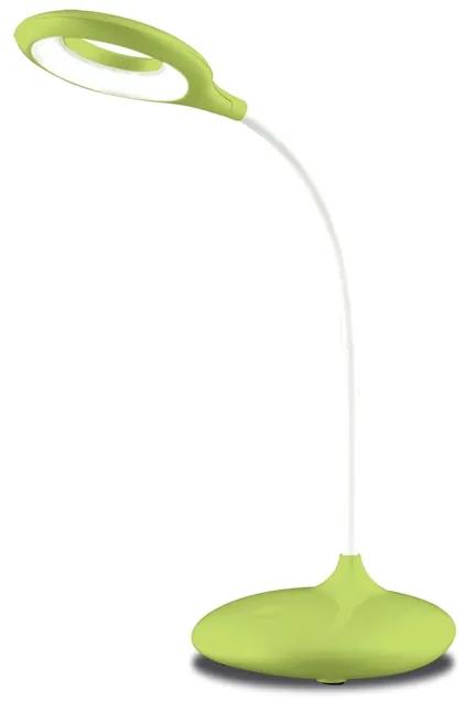 Ecolite LHZQ7-ZEL LED stolní lampa AKU stmív., 5W, 440lm, 4000K, zelená