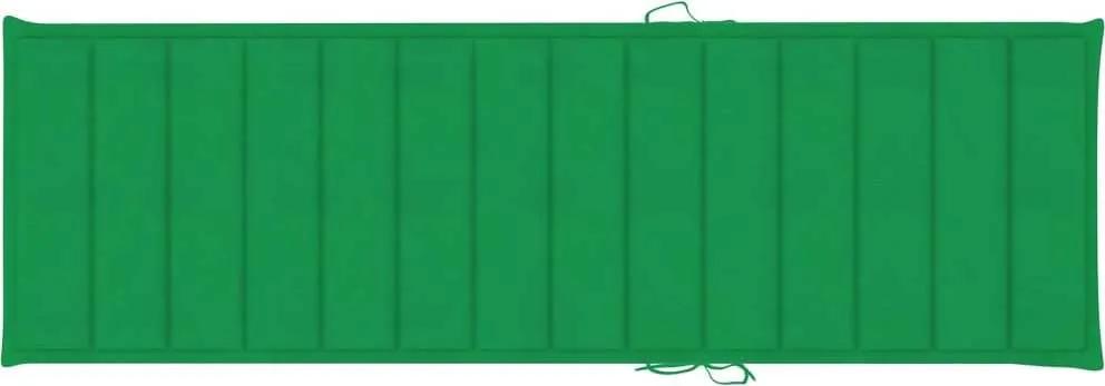 vidaXL Dvojité lehátko s poduškami impregnovaná borovice [3065884] Barva: Jasně zelená