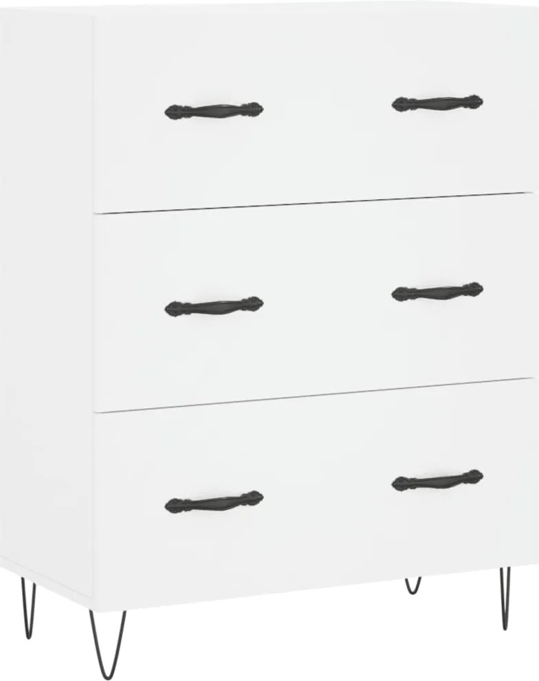 Skříň highboard bílá 69,5 x 34 x 180 cm kompozitní dřevo 3189373