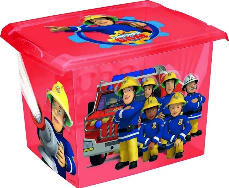 Keeeper Keeeper Box na hračky Fireman Sam 20,5 l - červená