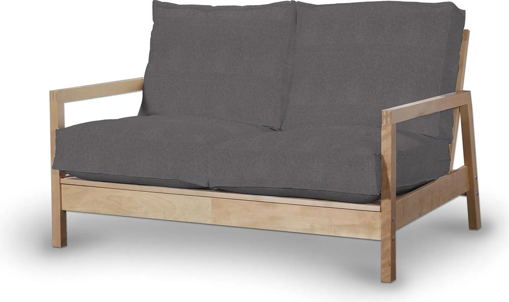 Potah na pohovku IKEA  Lillberg 2-místná nerozkládací barva šedá látka pletený vzor