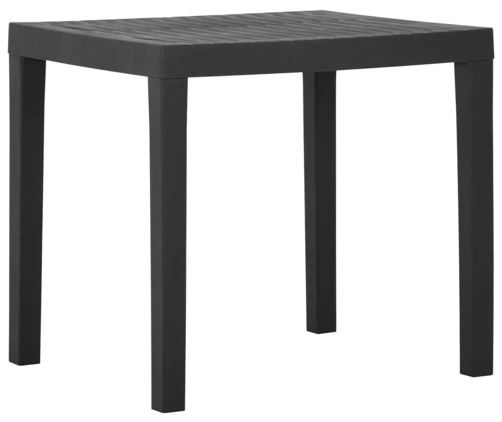 Zahradní stůl šedý 79 x 65 x 72 cm plast 315843