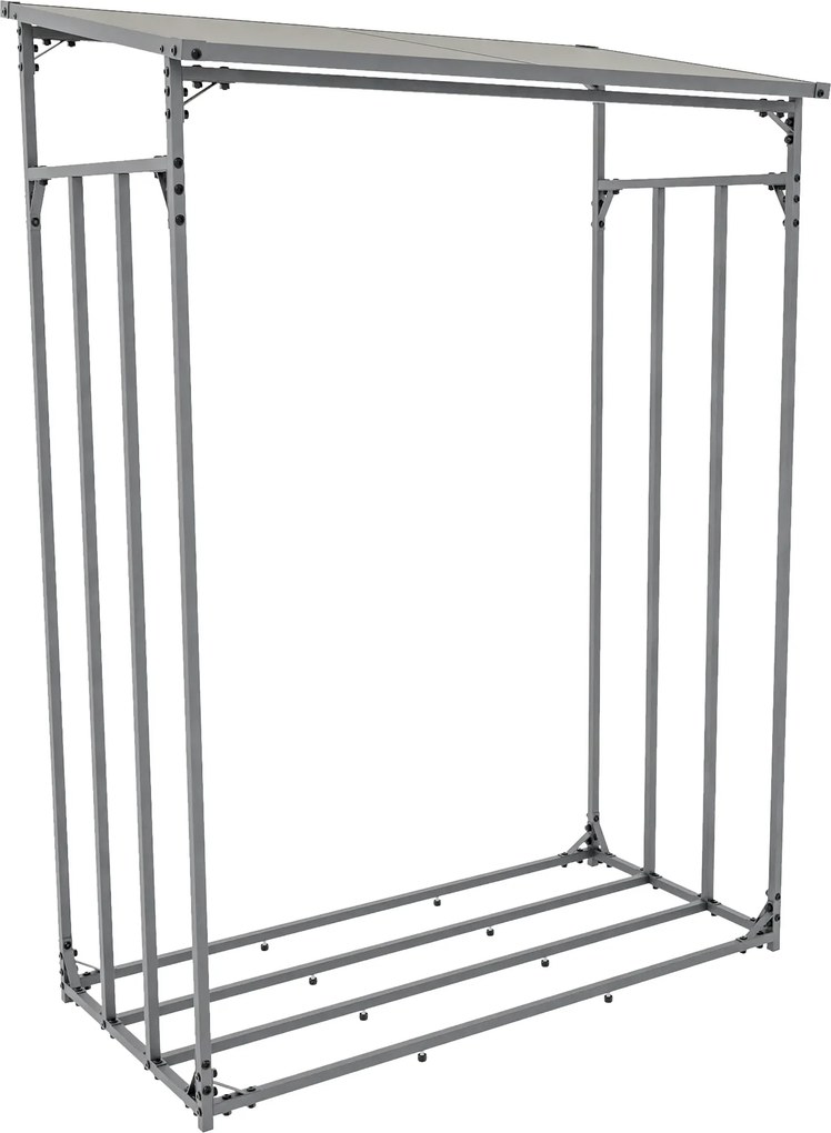 Přístřešek na palivové dřevo Ruston Aluminium L – antracitová