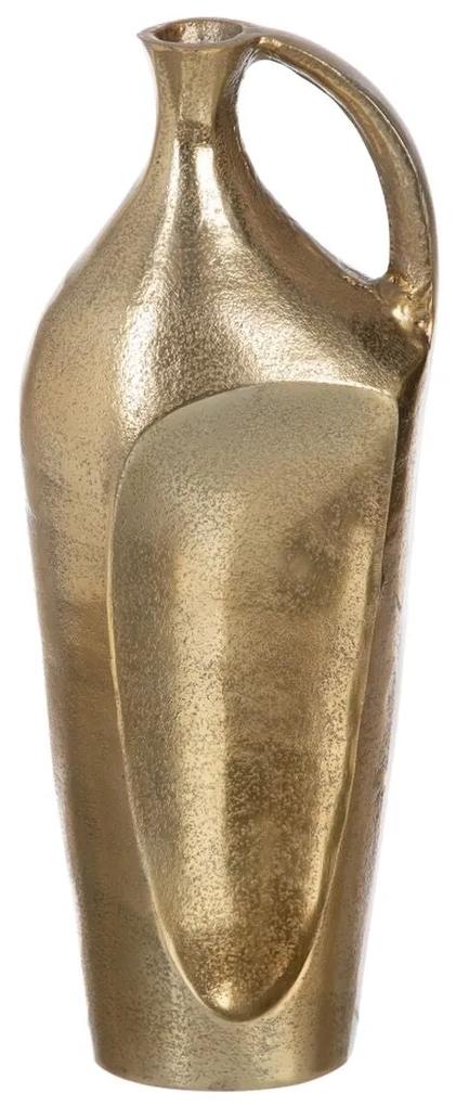 Váza Zlatá Kov 15 x 15 x 40 cm