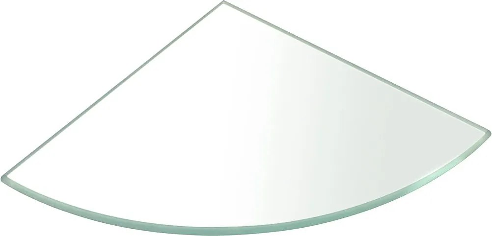 Sapho Sapho, Police rohová, čtvrtkruhová 200x200x8mm, čiré sklo, 23487