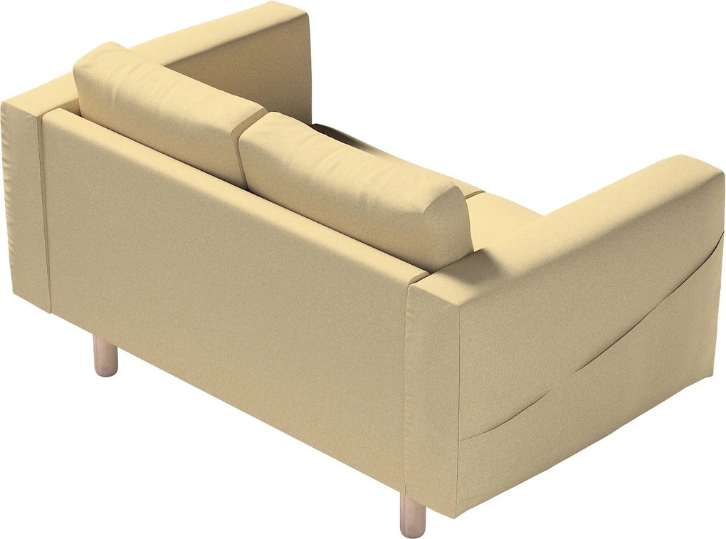 Potah na pohovku IKEA Norsborg 2-místná barva zelená látka pletený vzor
