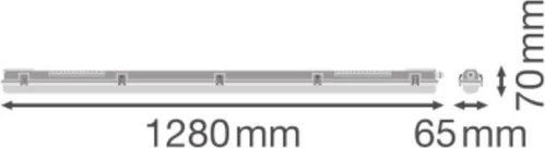 Zářivka LEDVANCE Damp Proof 1200mm IP65 G13 pro LED trubici T8