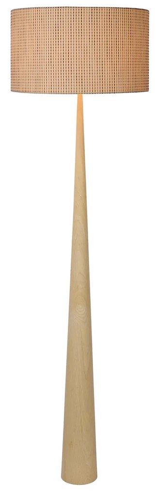 Lucide 30794/81/72 stojací lampa Conos, přírodní, E27, 177cm