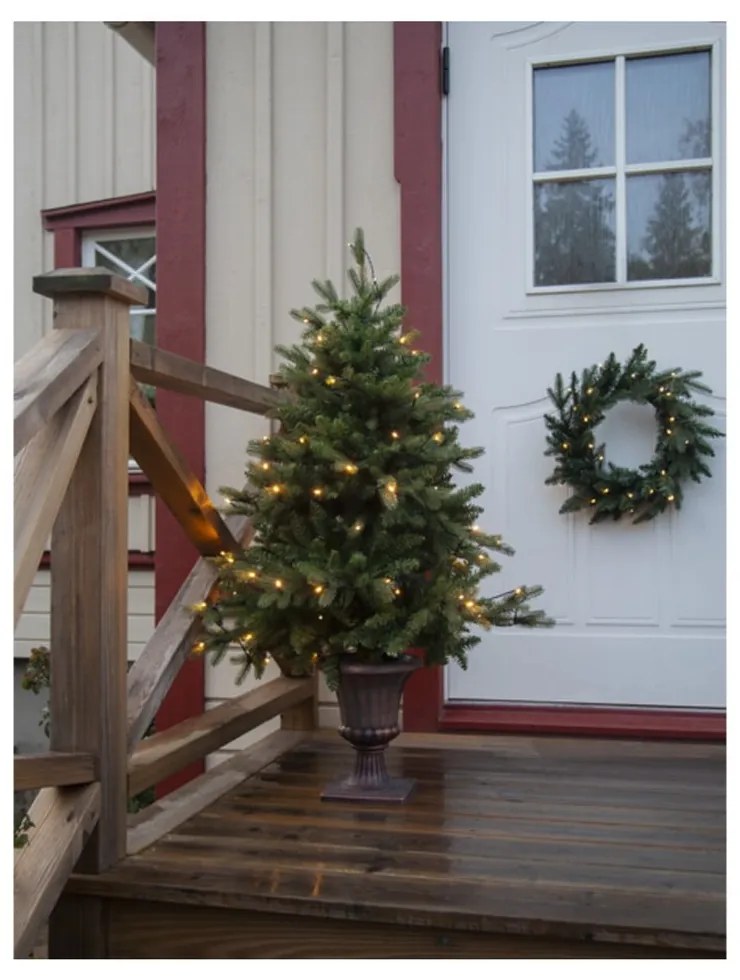 Umělý vánoční stromeček s LED osvětlením Star Trading Byske, výška 120 cm