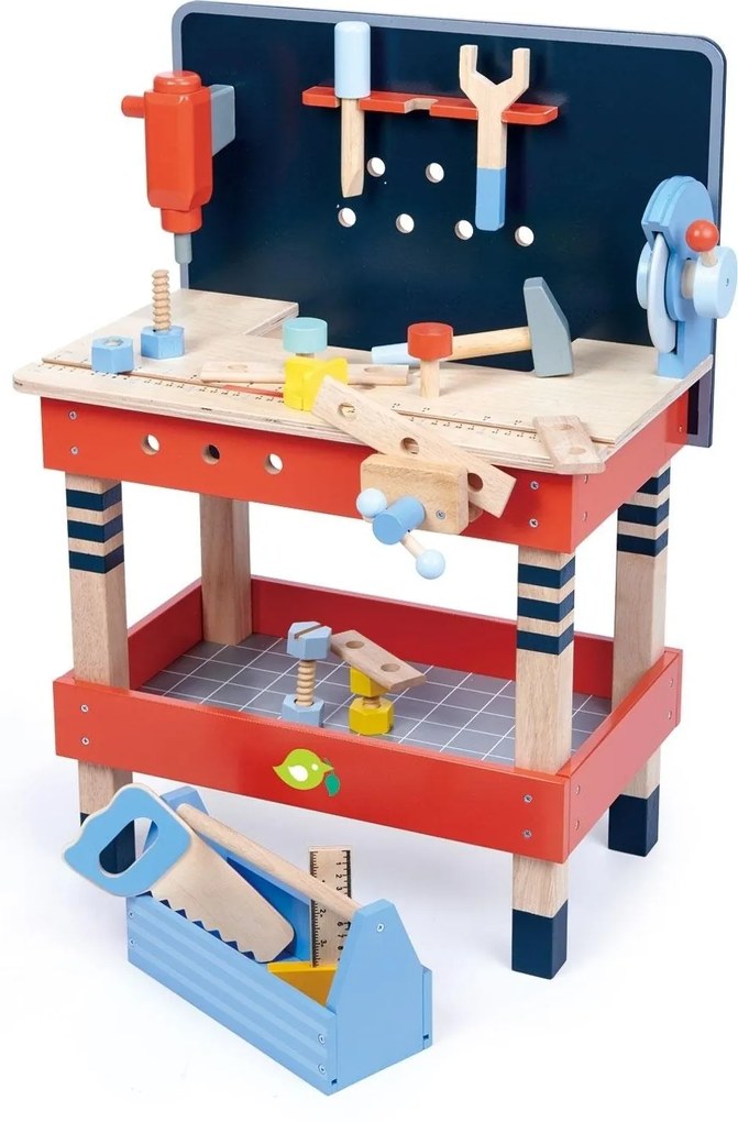 Dětské nářadí tender leaf dřevěný ponk pro kutily tool bench