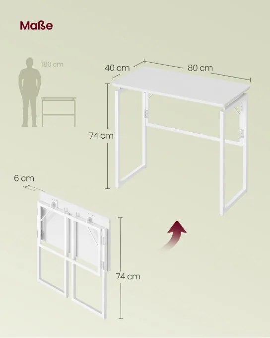 Skládací kancelářský stůl LWD151WF01