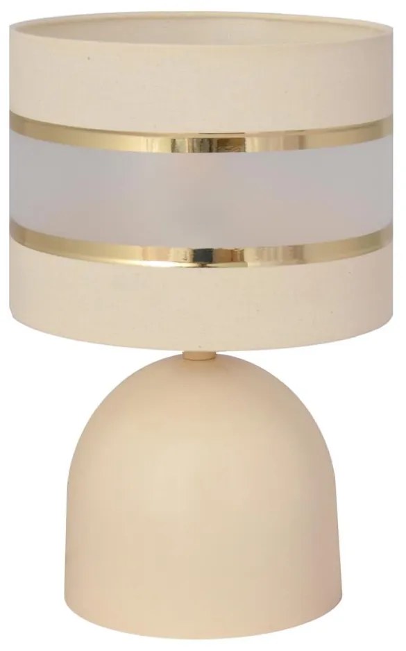 Stolní lampa HELEN 1xE27/15W/230V krémová/zlatá