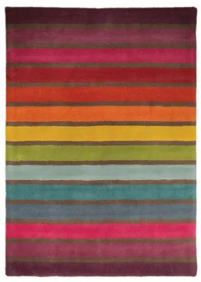 Flair Rugs koberce Ručně všívaný kusový koberec Illusion Candy Multi Vícebarevná - 60x230 cm