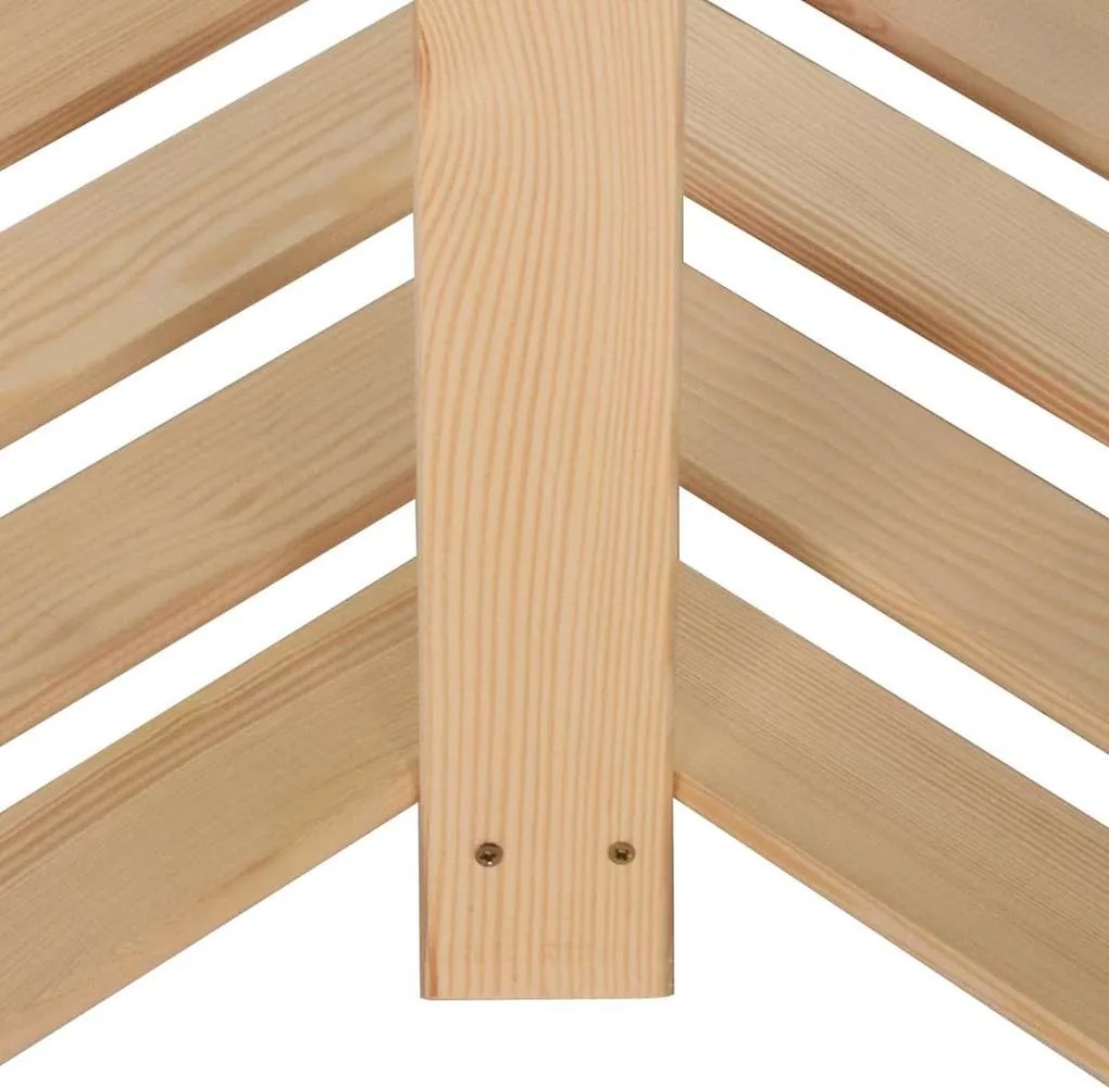 5patrový úložný regál rohový 82,5x82,5x170 cm masivní borovice 327323