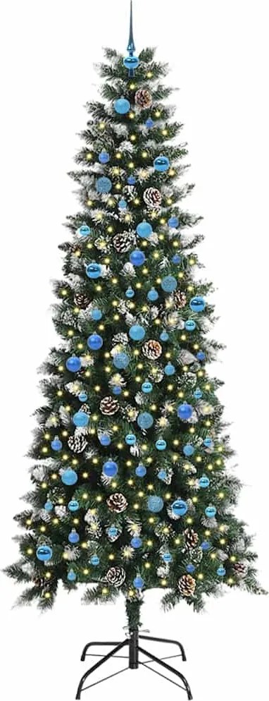 Umělý vánoční stromeček Zelená 240 cm PVC, plast a ocel 3395851