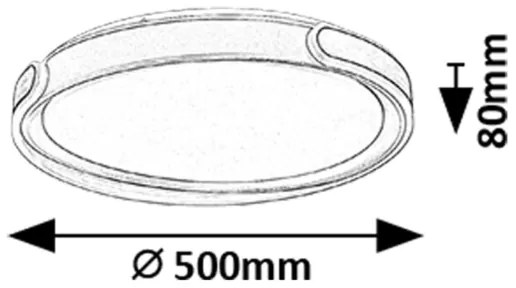 Rabalux 71292 - LED Stm. stropní svítidlo JINDRI LED/48W/230V 3000-6500K + DO