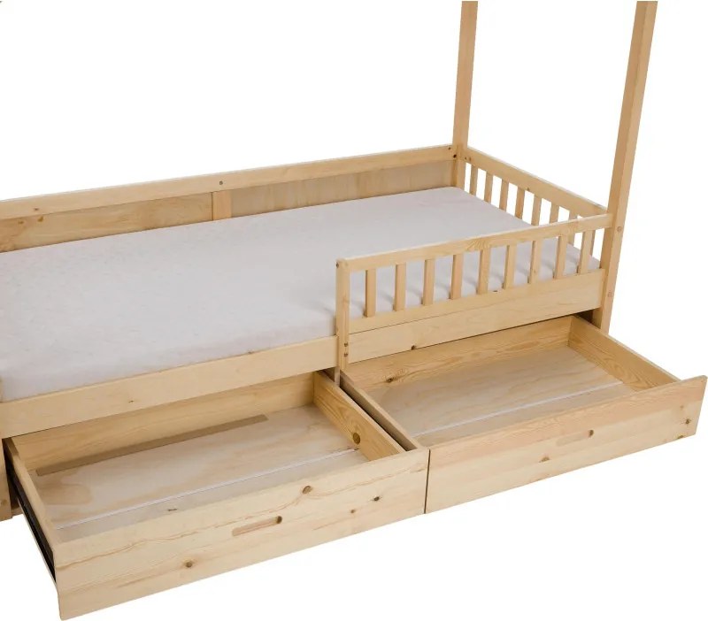Postel Montessori BIANKA, 90x200, masiv přírodní Kondela 0000396818