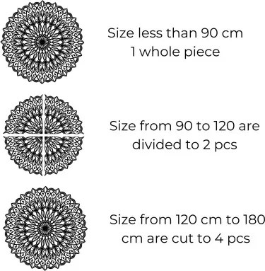 Mandala Dekorace – Umění a Harmonie pro Váš Prostor I SENTOP PR0251