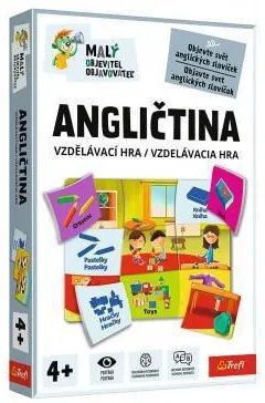 Trefl Malý objevitel Angličtina vzdělávací společenská hra 19x29x4 cm