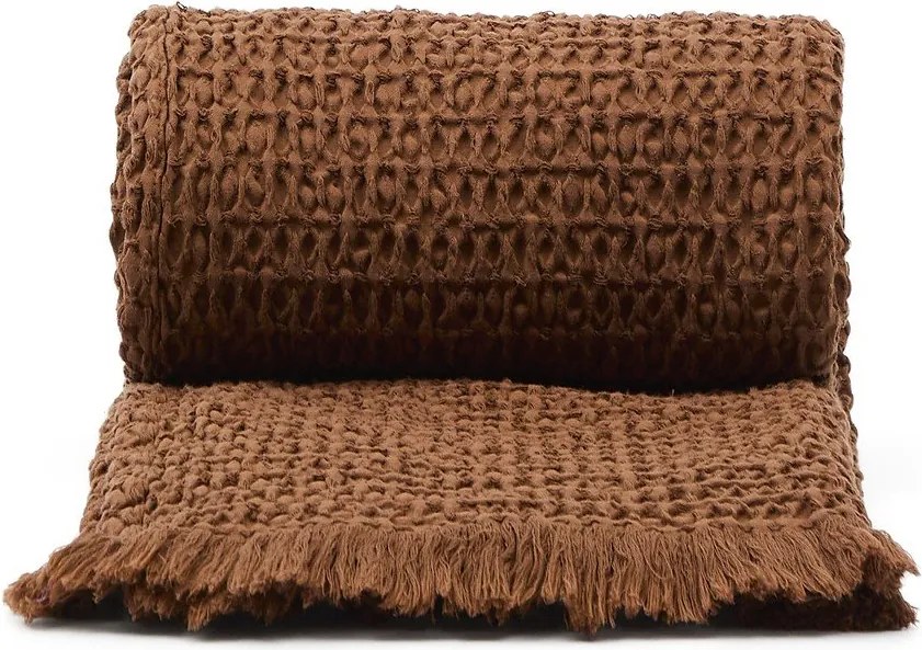 Hnědá deka 130x170 cm Nulina – Kave Home