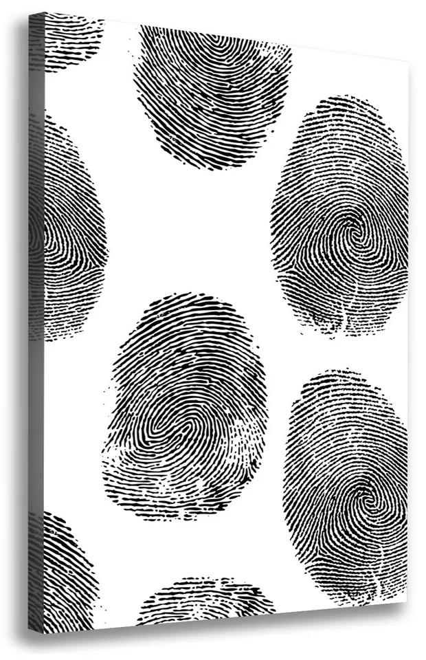 Wallmuralia Foto obraz canvas Otisky prstů 70x100 cm