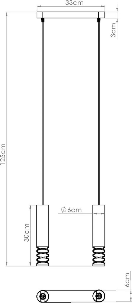 Sollux Lighting Závěsné svítidlo LAMI 2 bílé
