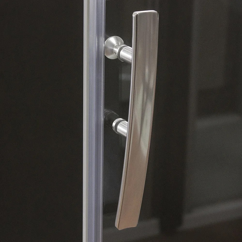 Sprchové dveře jednokřídlé pro instalaci do niky PXDO1N 2000 mm 972–1022 710 Transparent O Brillant PXDO1N/1000 525-1000000-00-02