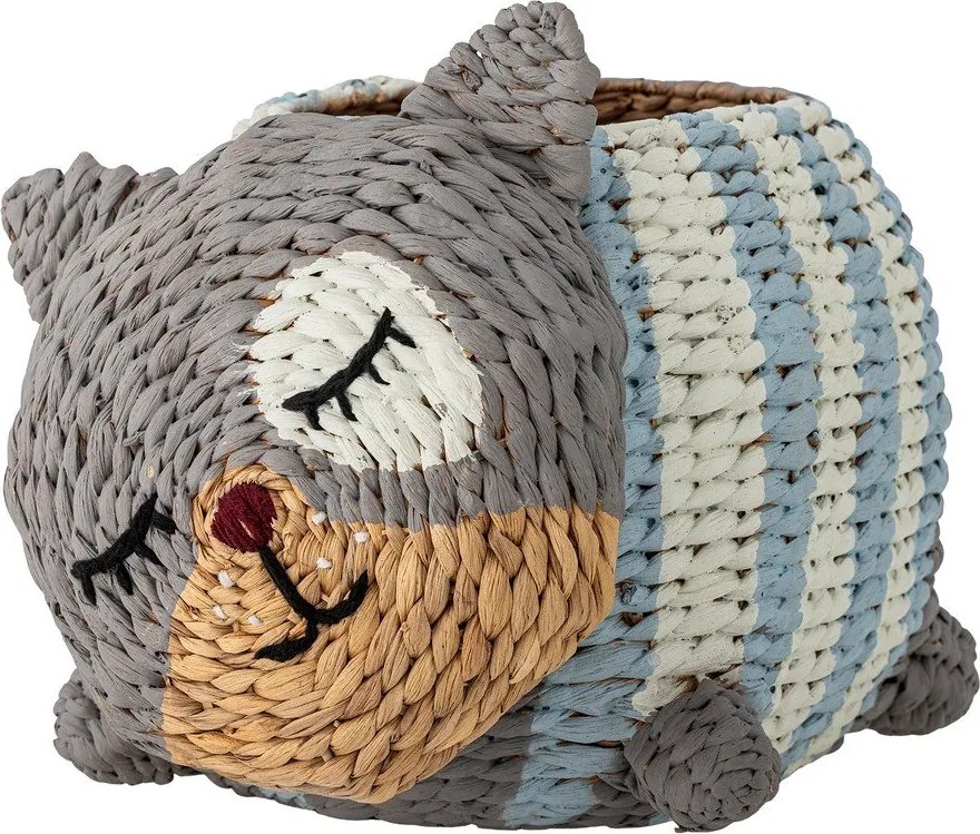 Dětský koš na hračky z vodního hyacintu 30x46x25 cm Mille – Bloomingville Mini