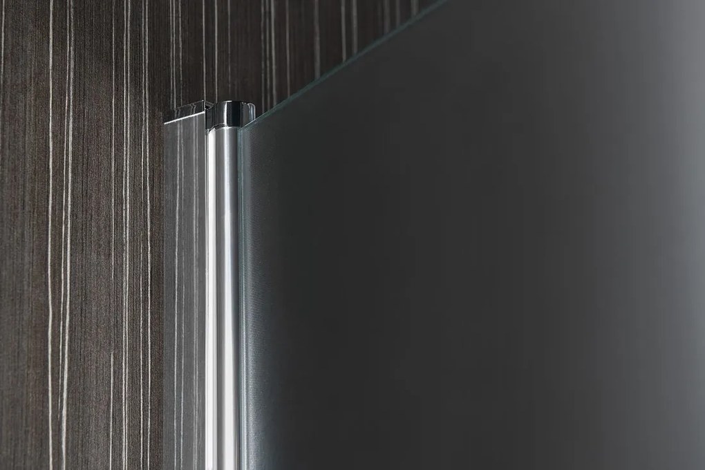 Aqualine Aqualine, PILOT otočné sprchové dveře 800mm, sklo BRICK, PT080W
