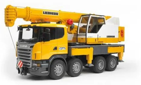 Bruder 03570 SCANIA R-Serie Liebherr jeřáb