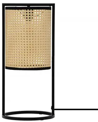 LED přírodní-černá stolní lampa Erto