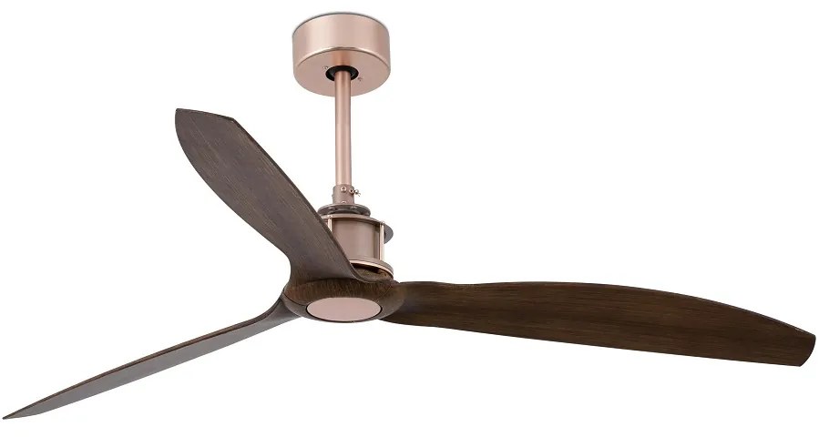 FARO JUST FAN 33399 50,4“ měď/vlašský ořech Reverzní stropní ventilátor