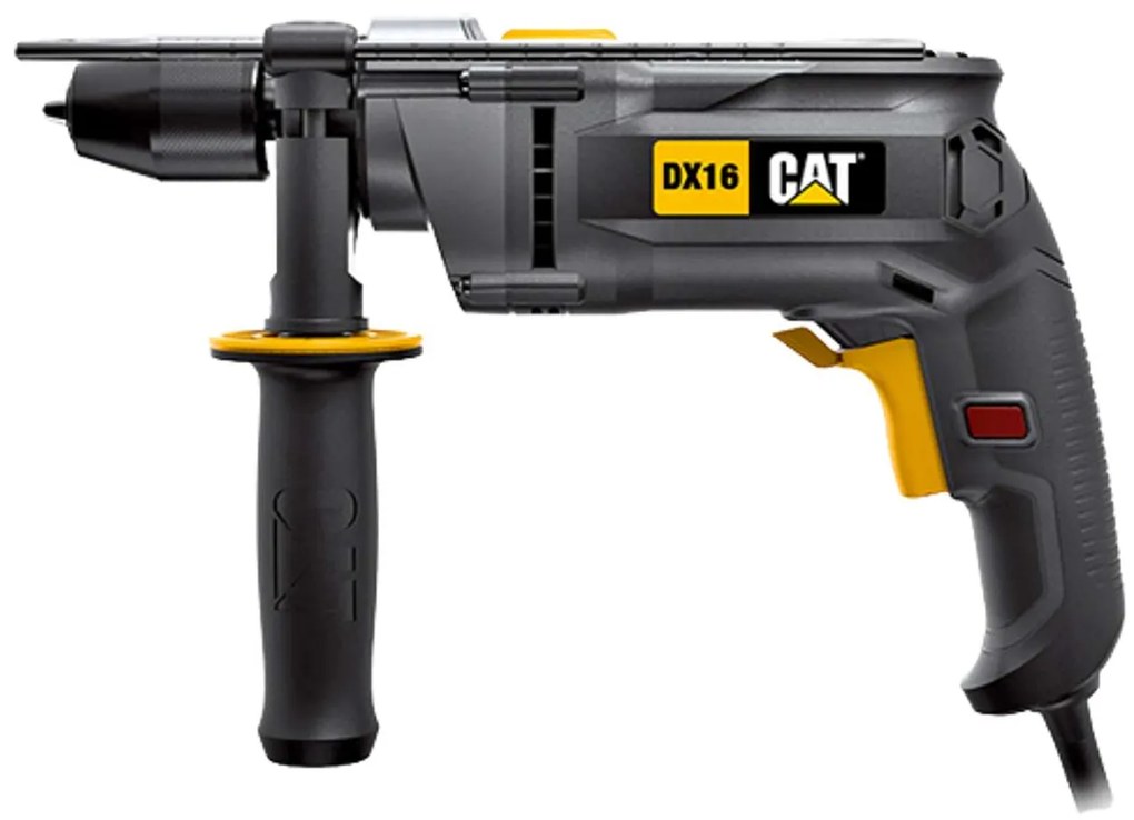 Caterpillar - Elektrická příklepová vrtačka 13mm, 850W DX16