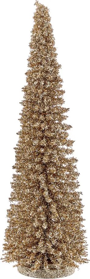X-MAS Dekorační jedle třpytivá 45 cm - zlatá