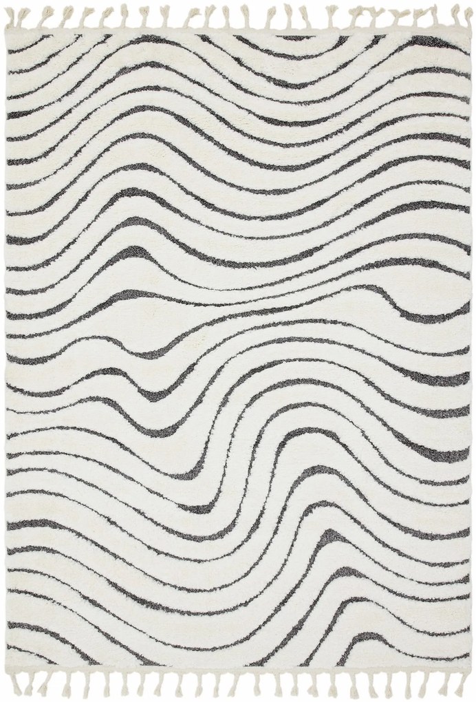 Šedý koberec Afuan Ripple Rozměry: 160x230 cm