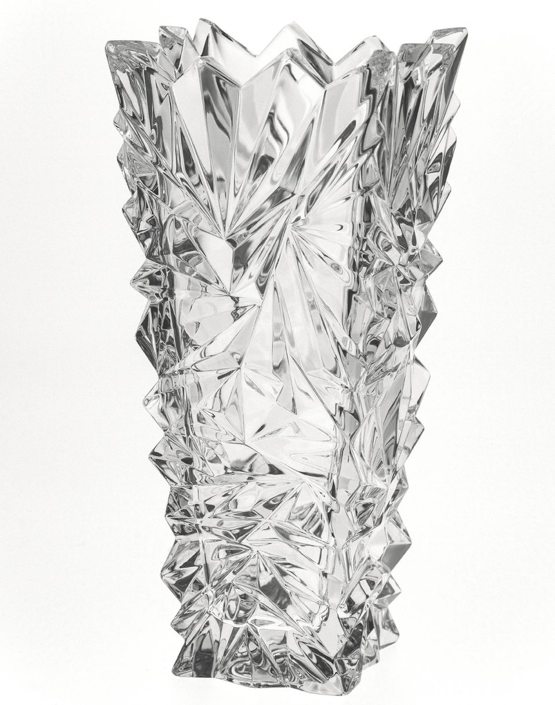 Bohemia Jihlava skleněná váza Glacier 30 CM