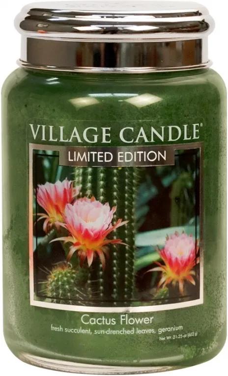 Village Candle Vonná svíčka ve skle - Cactus Flower, 26oz