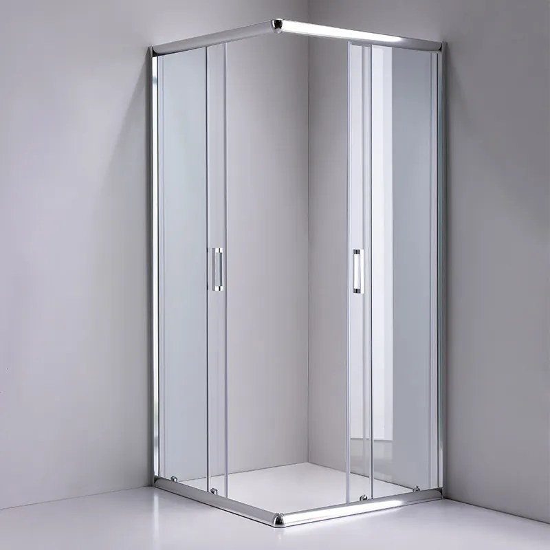 BPS-koupelny Čtvercový sprchový kout HYD-SK1019 100x100 chrom/transparent