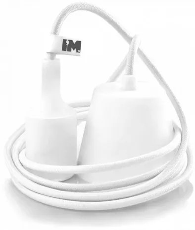 Silikon 1-závěsná žárovka bílá IMINDESIGN IMIN1-white