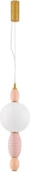 Závěsné LED svítidlo NOVA LUCE ORBIE 12W 3000K keramika a sklo 9009152