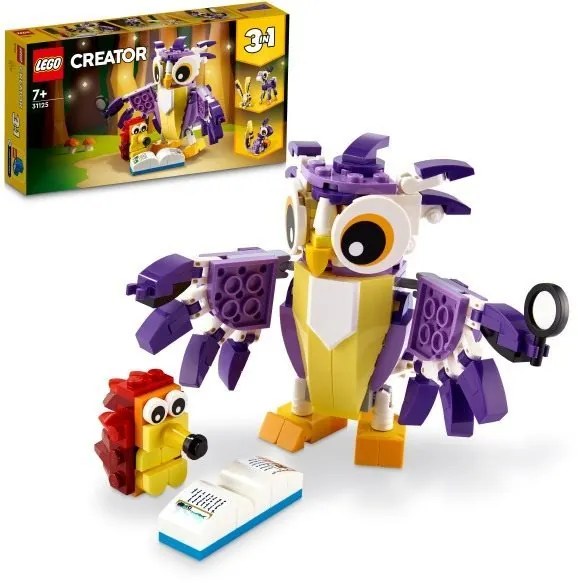 Lego stavebnice lego creator 3 v 1 31125 zvířátka z kouzelného lesa